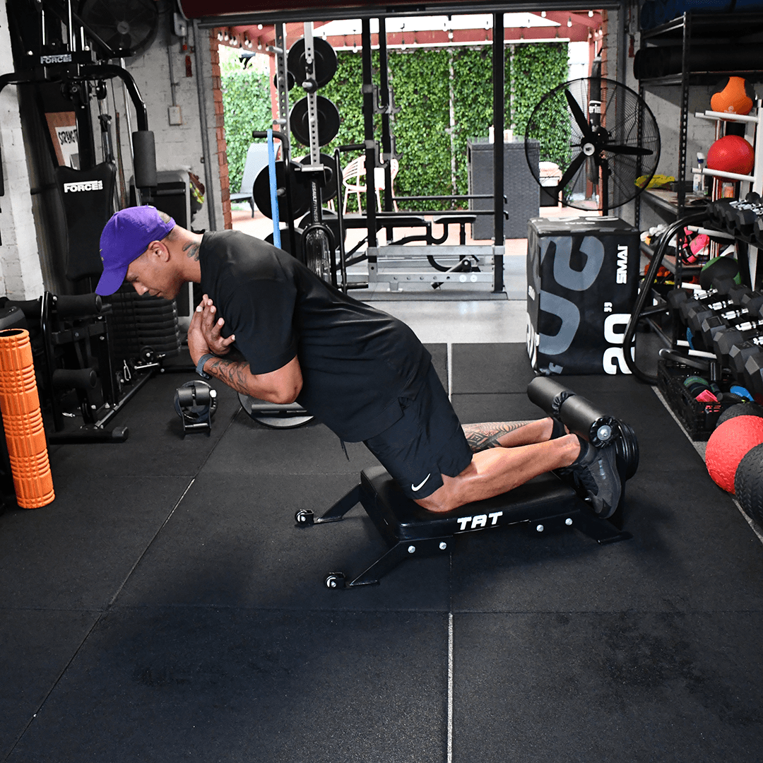 Nordic Mini Bench | Compact Hamstring Curl Bench for Injury Prevention ...
