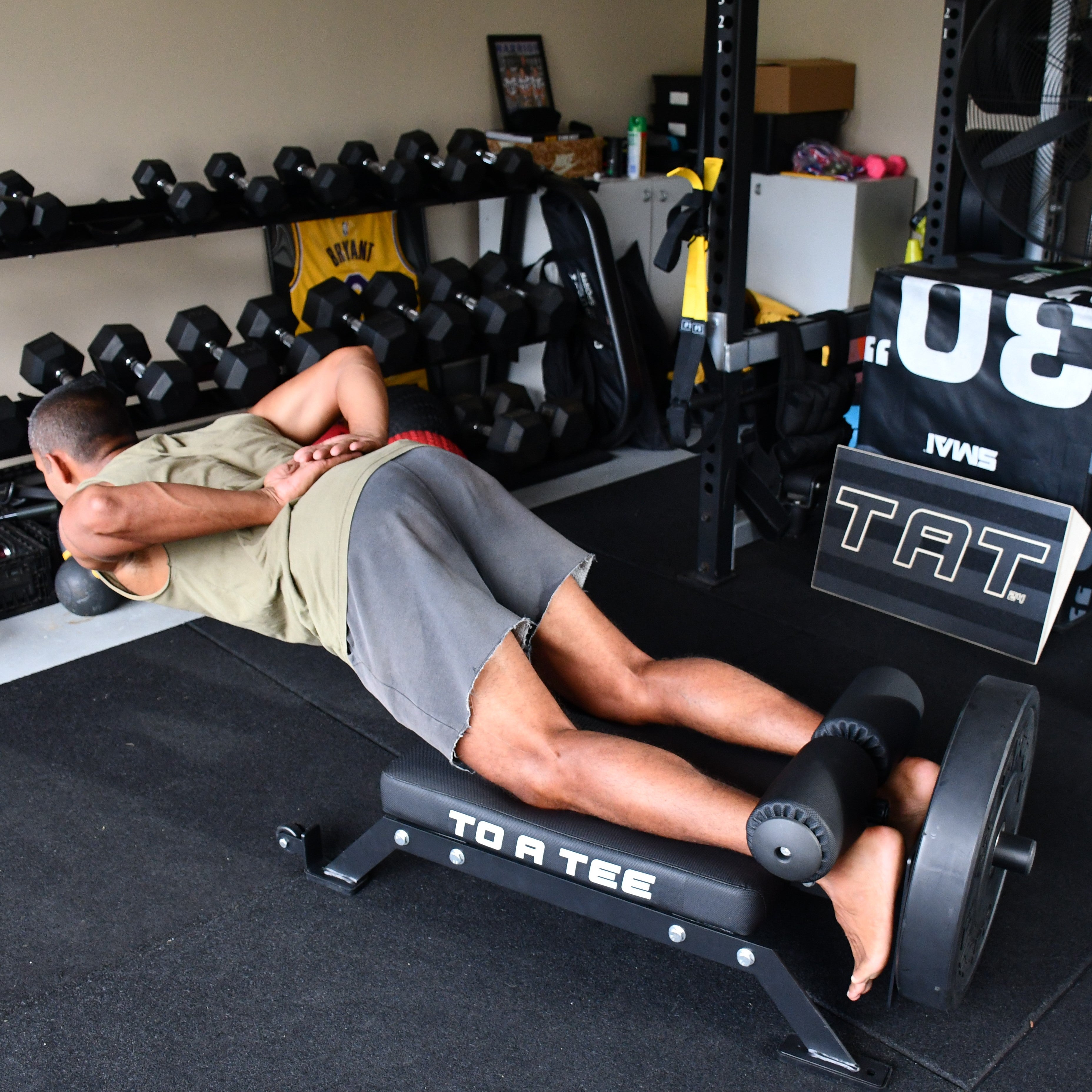 Nordic Mini Bench | Compact Hamstring Curl Bench for Injury Prevention ...